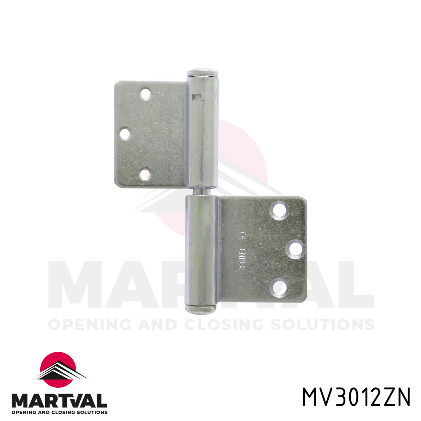 Metal door hinge MV3012ZN - Martval